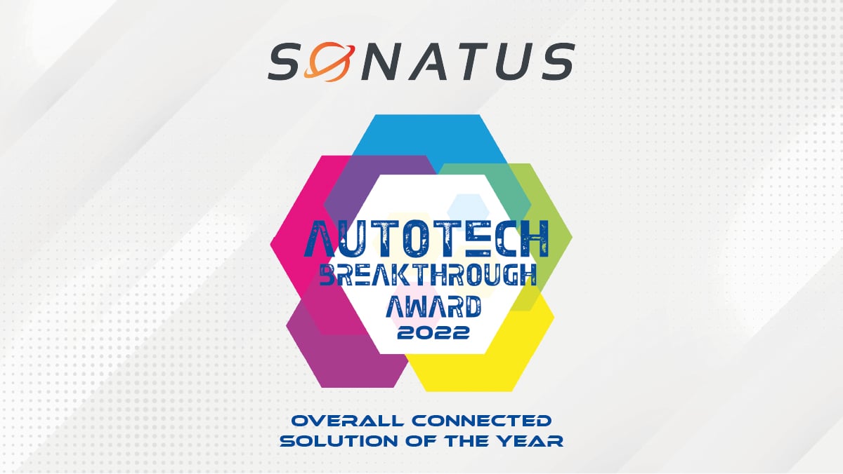Sonatus recognized as “Overall Connected Solution Of The Year” in 2022 ...